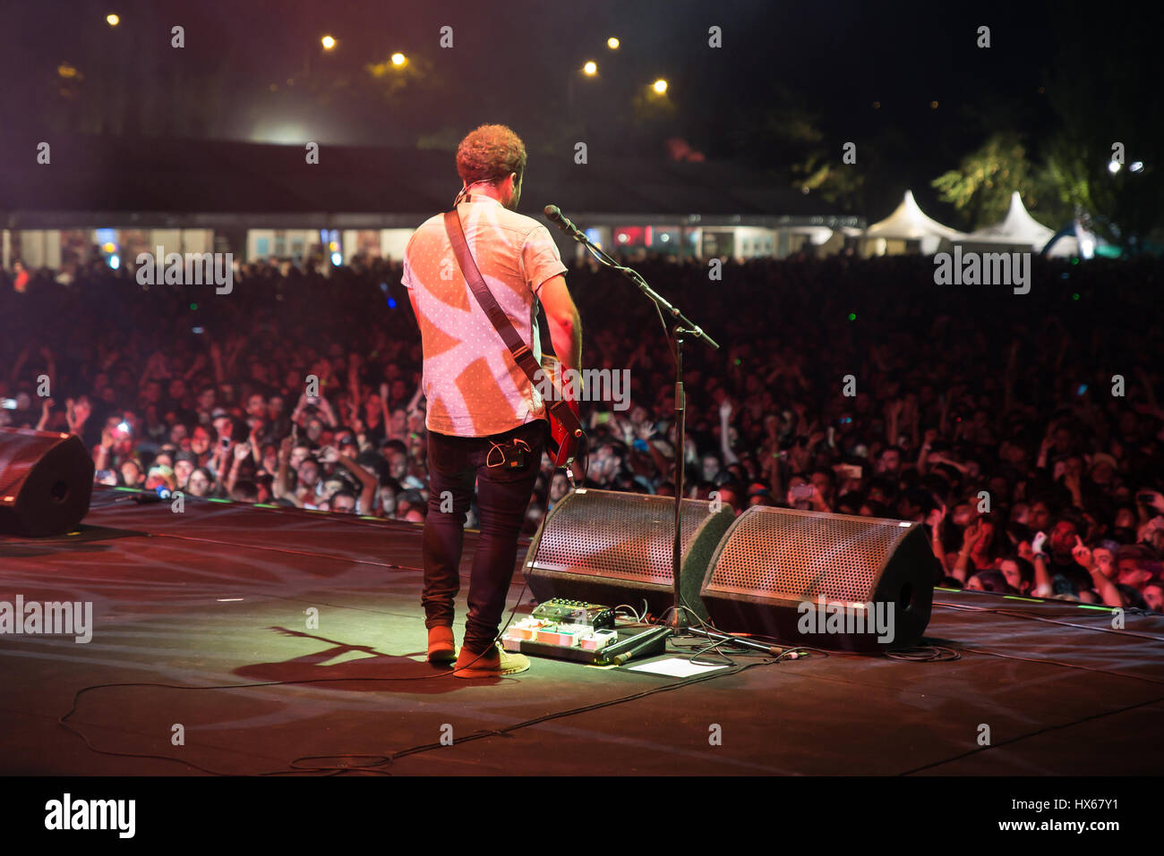 MADRID - SEP 12: Supersubmarina (band) in concert at Dcode Festival on ...
