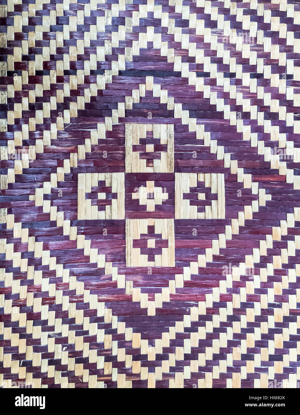 Bamboo weave pattern of the traditional mat in Thailand Stock Photo - Alamy