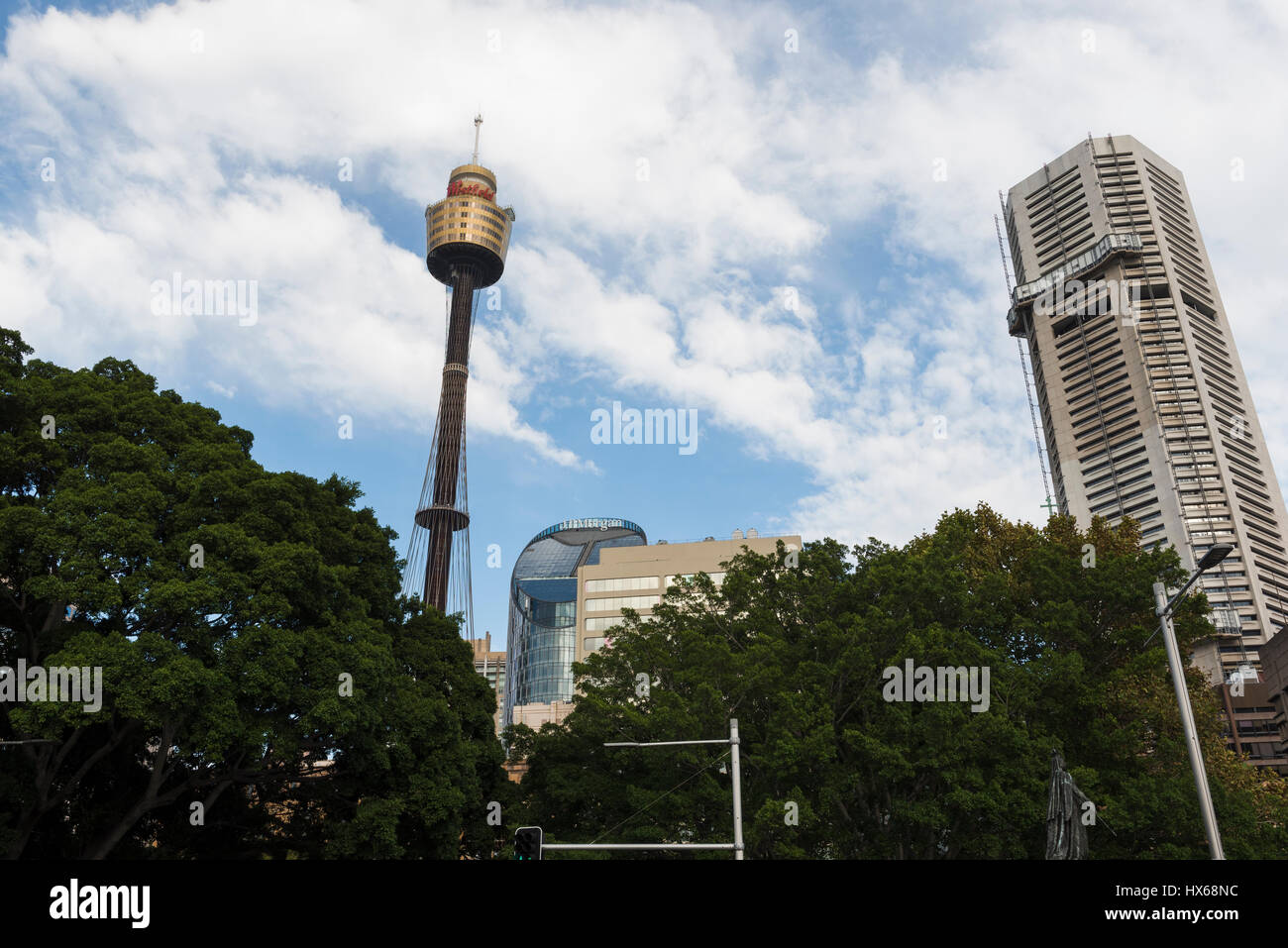 Westfield Tower in Sydney, Australia - a landmark overlooking the city ...