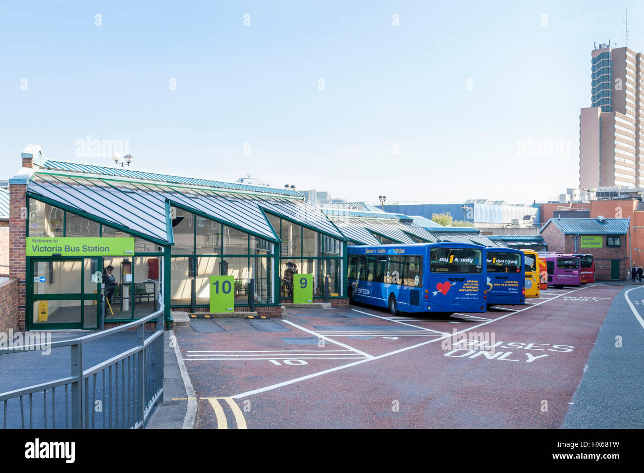 Victoria Bus Station, Nottingham, England, UK Stock Photo - Alamy