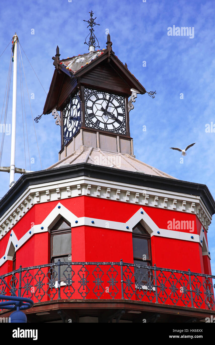 clock tower at the Waterfront, Cape Town, South Africa Stock Photo - Alamy