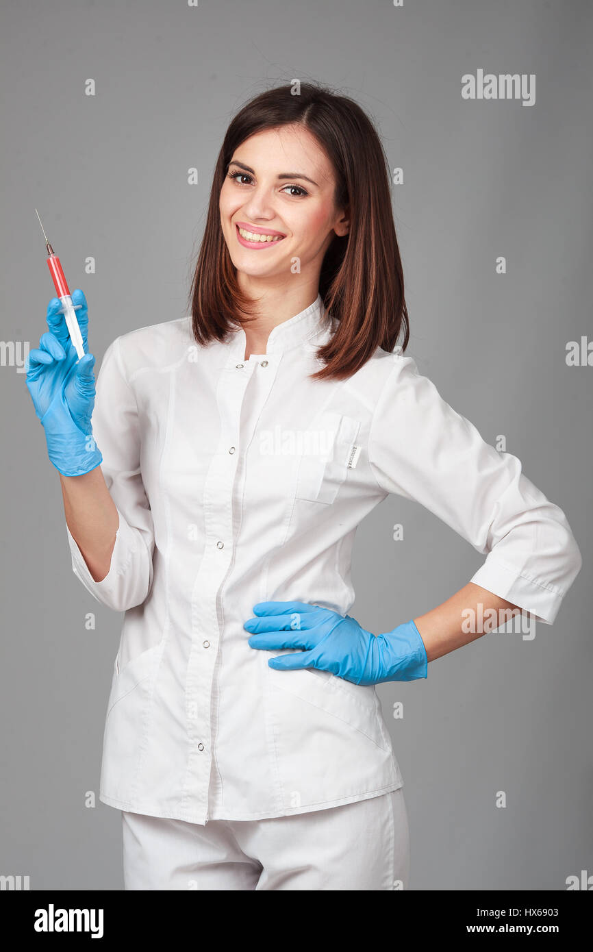 Young beautiful nurse Stock Photo - Alamy
