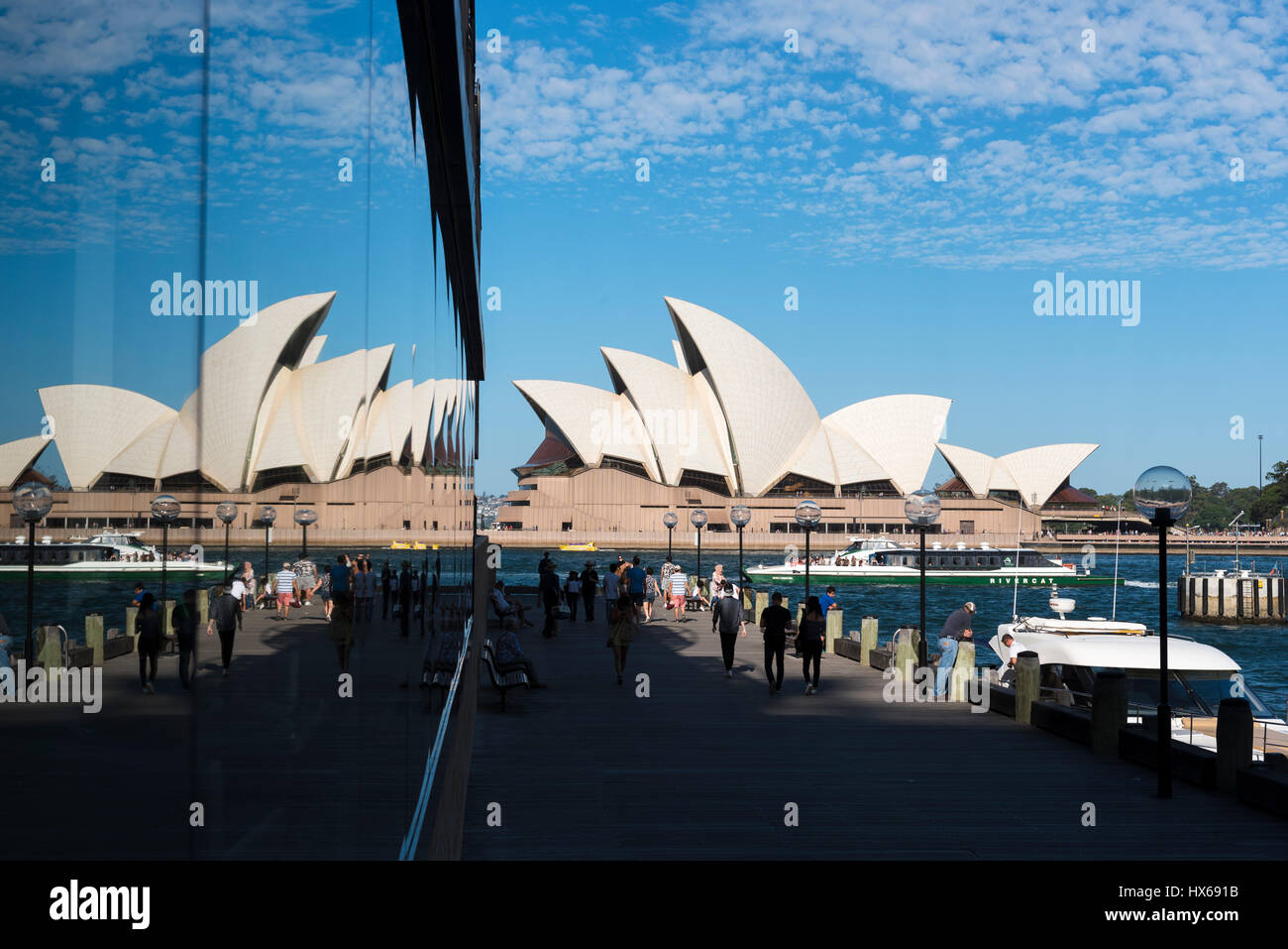 Sydney Opera House reflection. Internationally recognised Australian ...