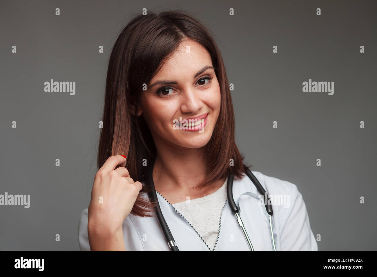 Young beautiful nurse Stock Photo - Alamy