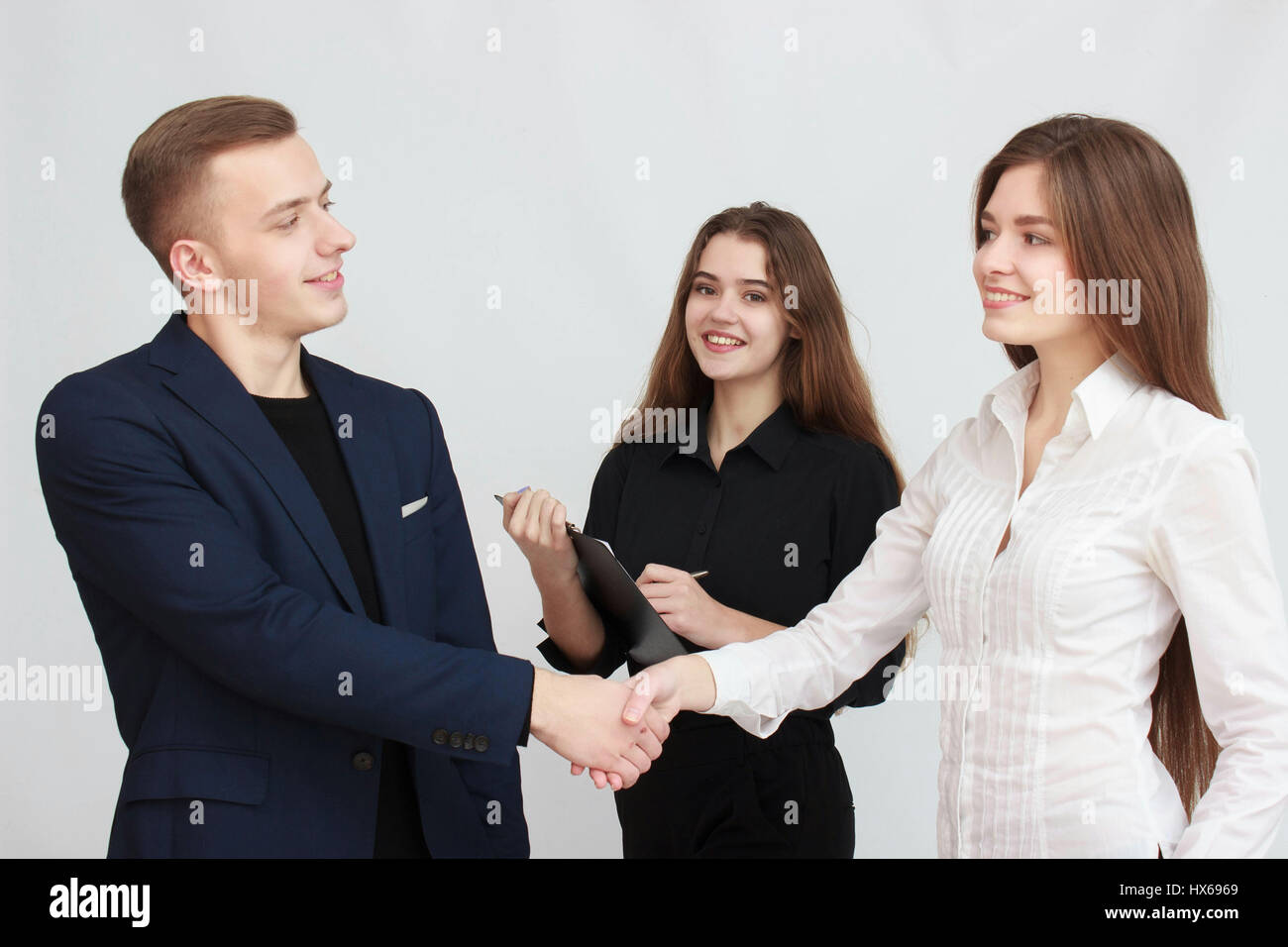 Business team portrait Stock Photo - Alamy