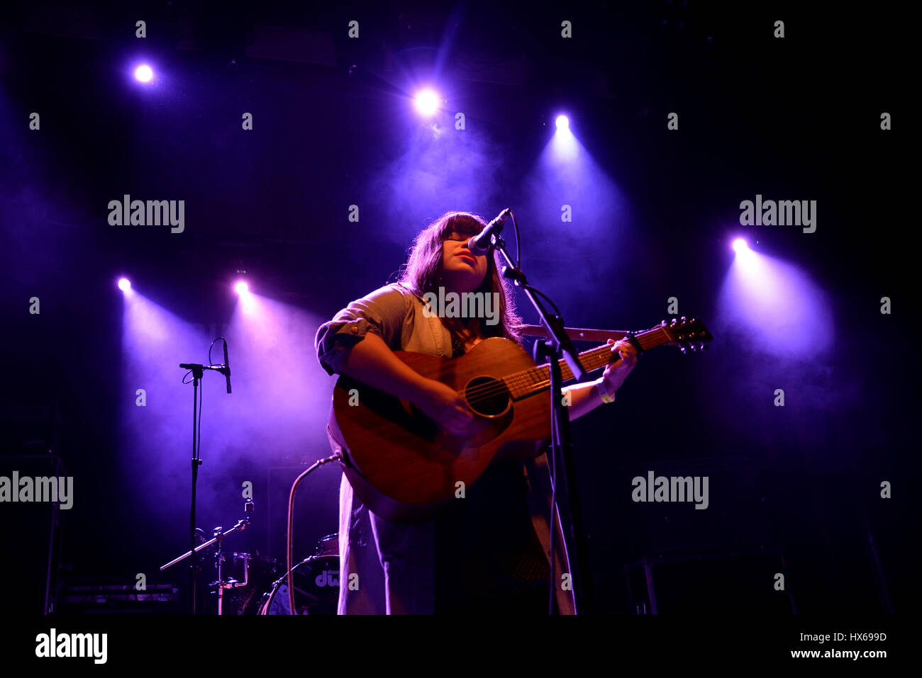 BARCELONA - OCT 24: Samantha Crain (band) in concert at Primavera Club ...