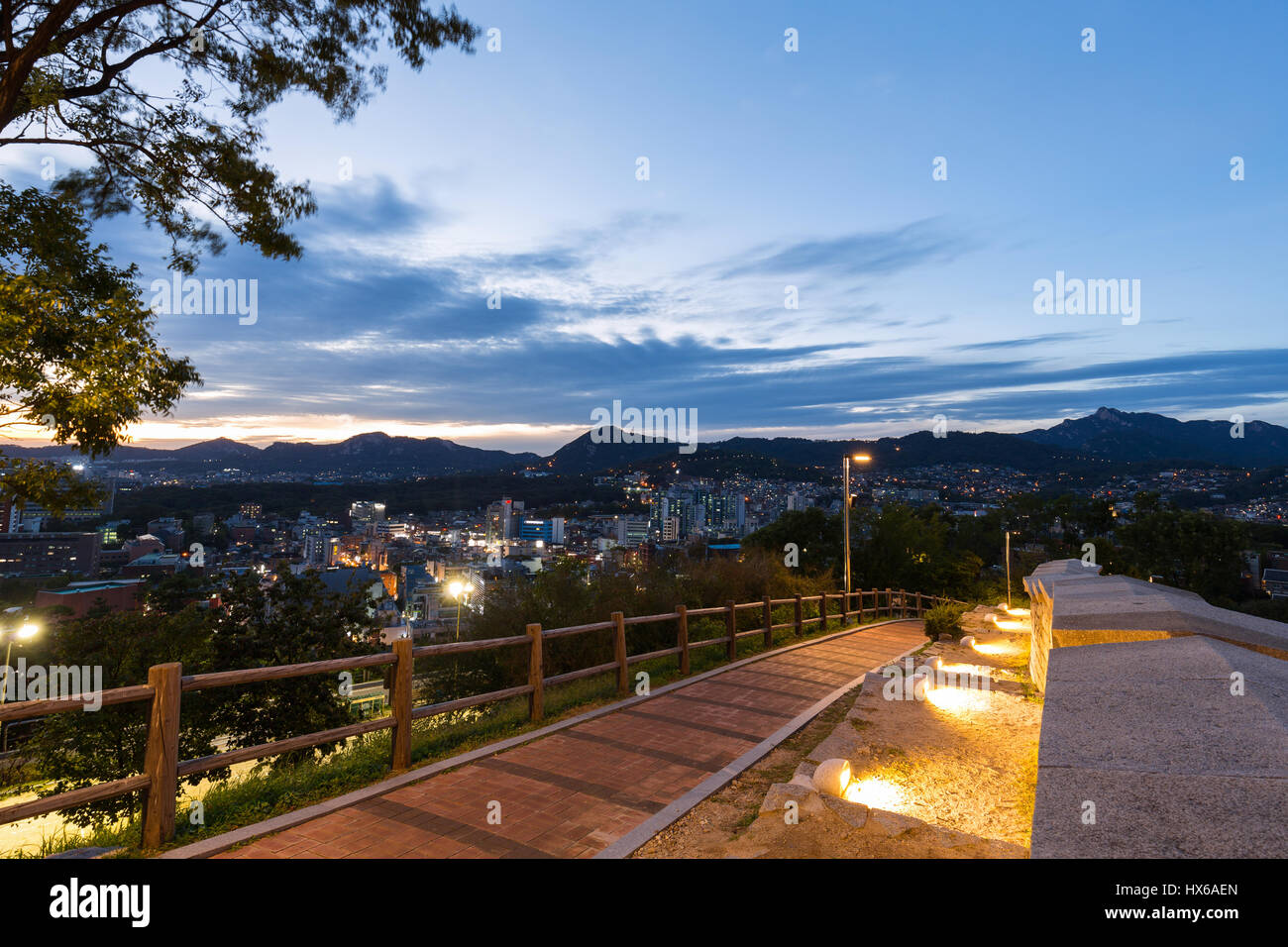 Naksan park night hi-res stock photography and images - Alamy