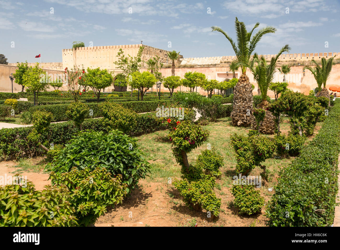 Meknes, Morocco. Public Park, Place Lalla Aouda Stock Photo - Alamy