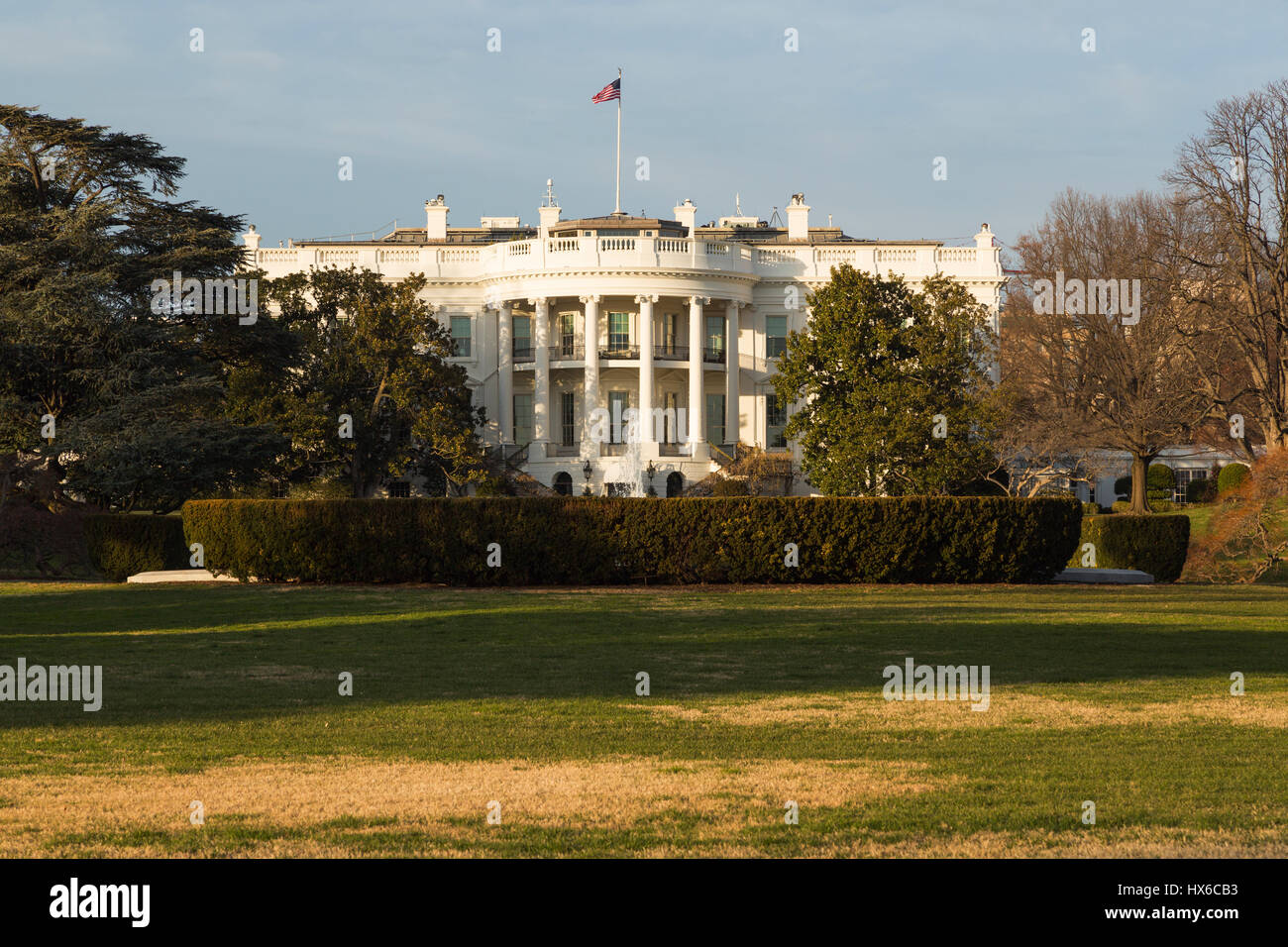 The White House, home of the President of the United States, Washington ...
