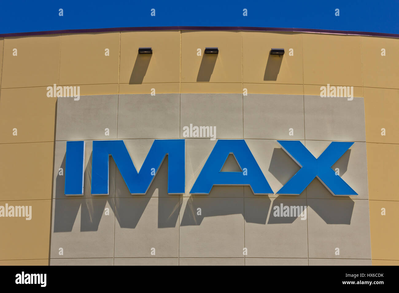 Indianapolis - Circa June 2016: IMAX Movie Theater Logo and Signage ...
