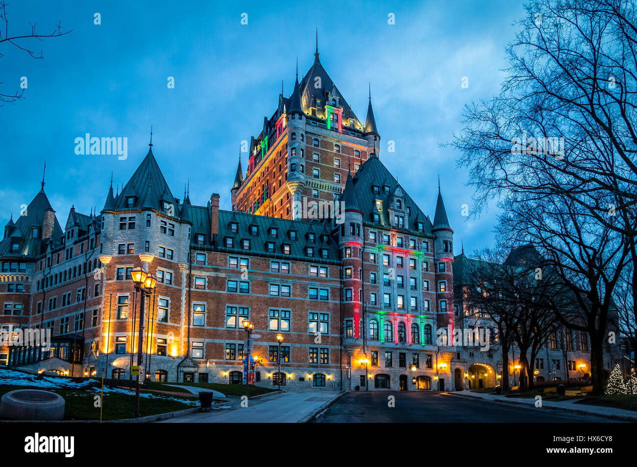 Canadian city at night hi-res stock photography and images - Alamy