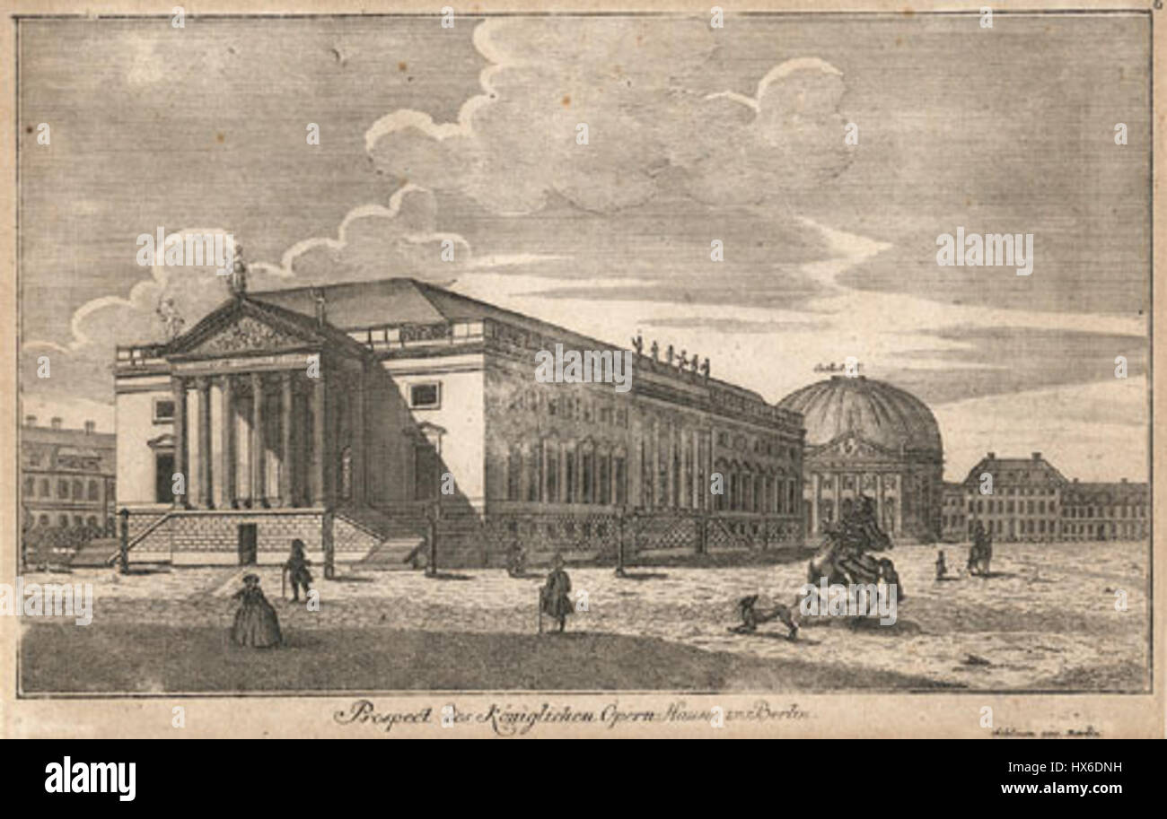 Schleuen Berlin Hofoper Stock Photo - Alamy