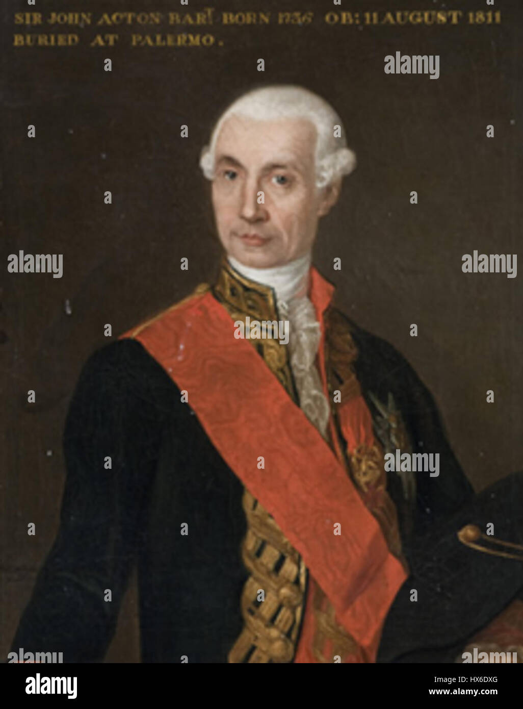 Sir John Acton was a British naval officer and politician who served as First Lord of the ...