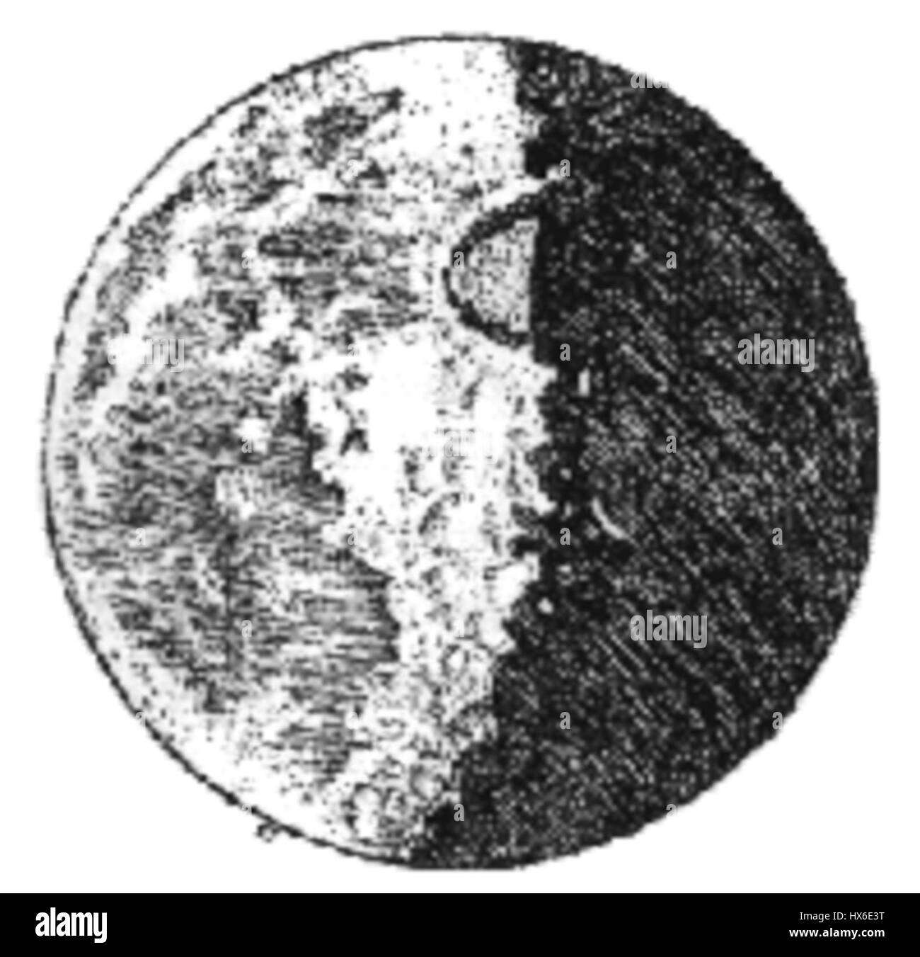 Sidereus nuncius figura05 Stock Photo - Alamy