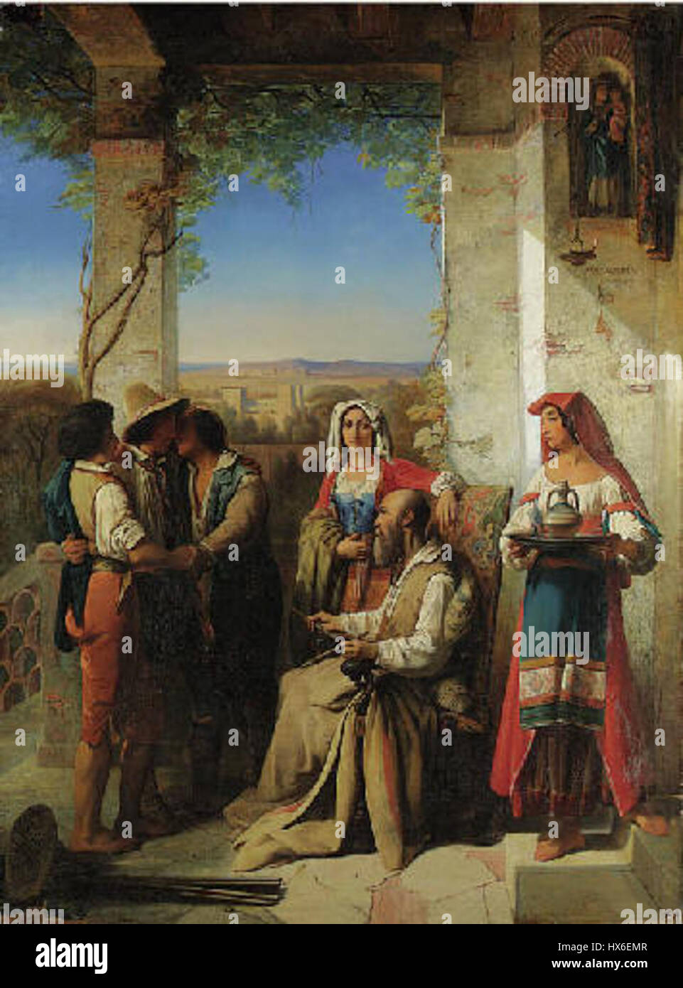 Stanislas Henry Benoit Darondeau's painting 'The Return of the Prodigal ...