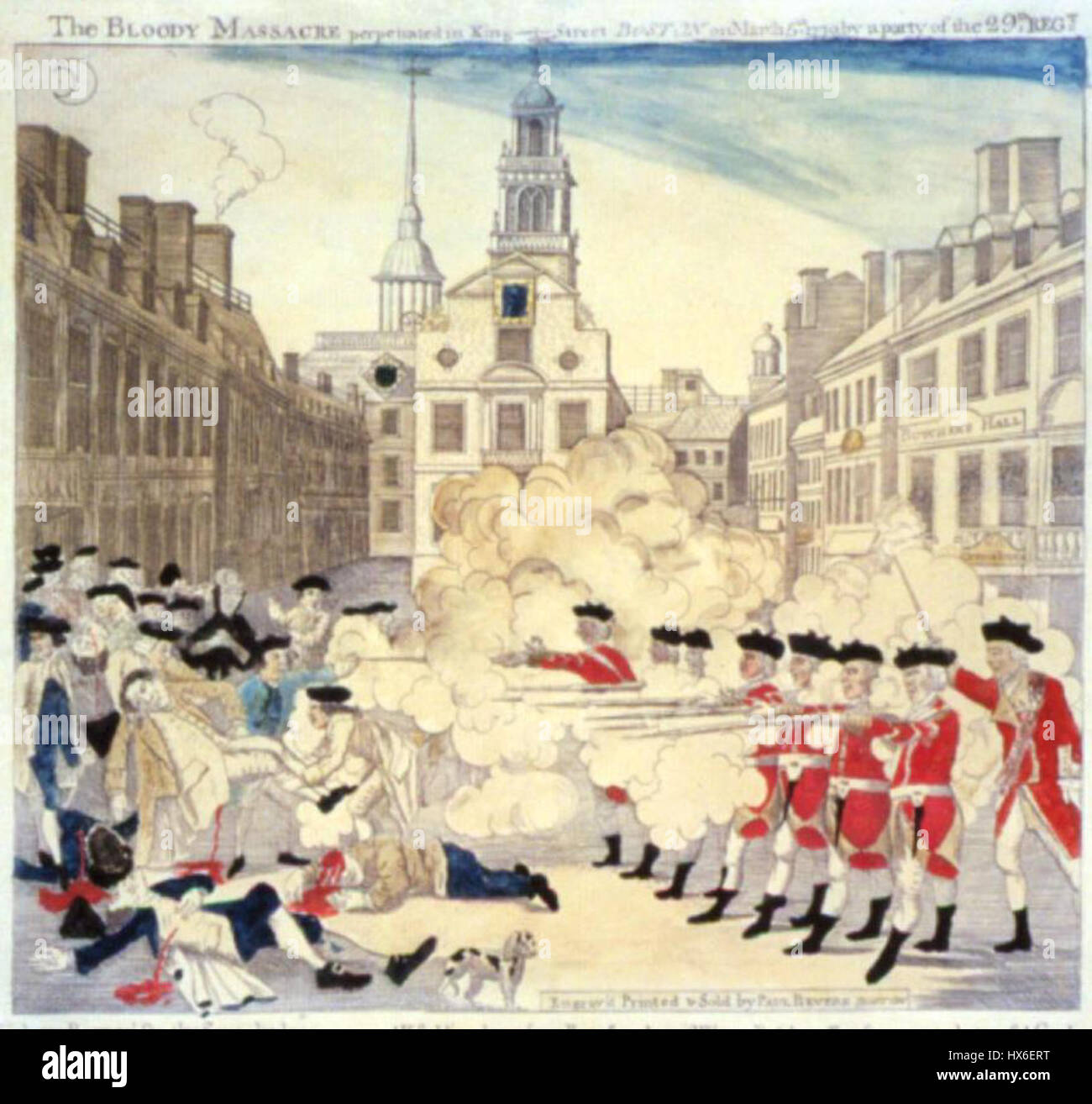 'The Bloody Massacre' refers to a significant historical event where a ...