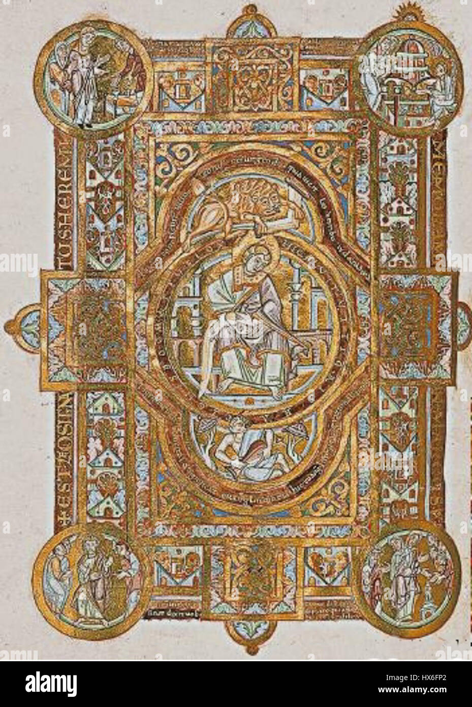 The Uta Codex, an illuminated manuscript from the 9th century, contains ...