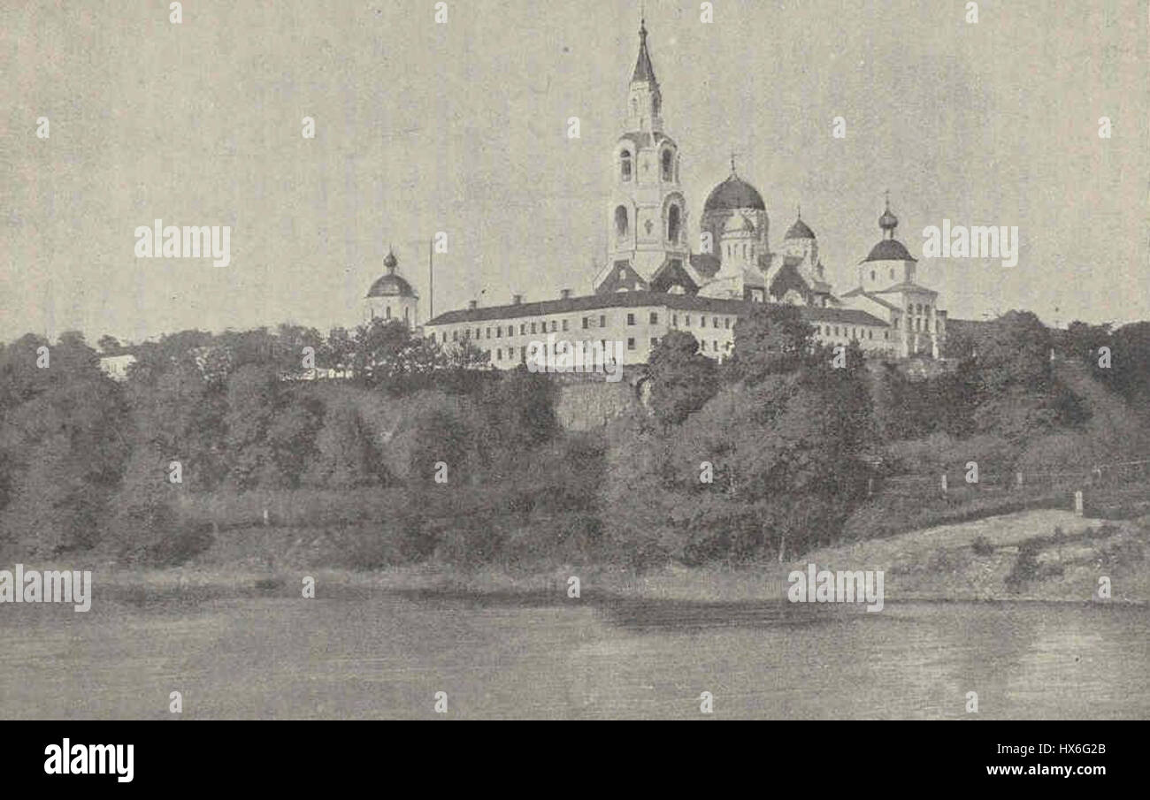 The Valamo Kloster, or Valamo Monastery, depicted in 1901, is a ...