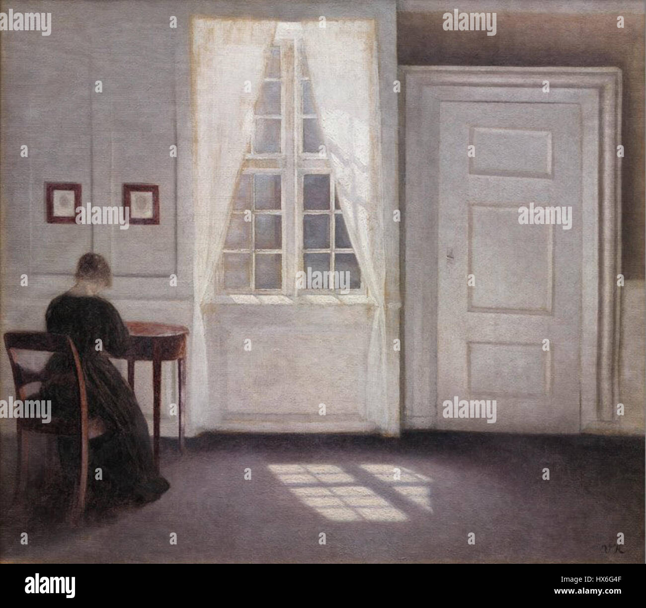 'Interior from Strandgade with Sunlight on the Floor' by Wilhelm ...