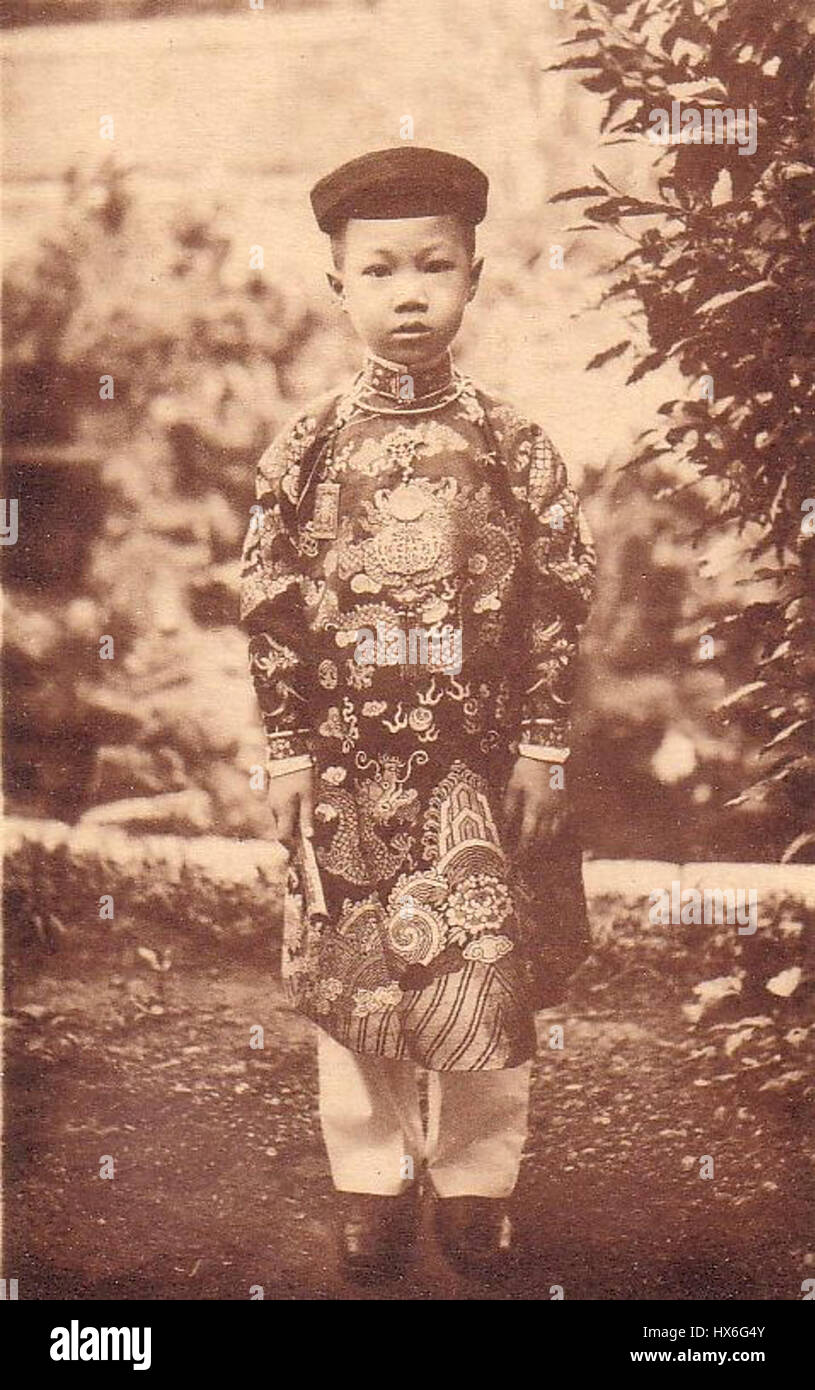 Vinh Thuy Bao Dai was the last emperor of Vietnam, reigning during the ...