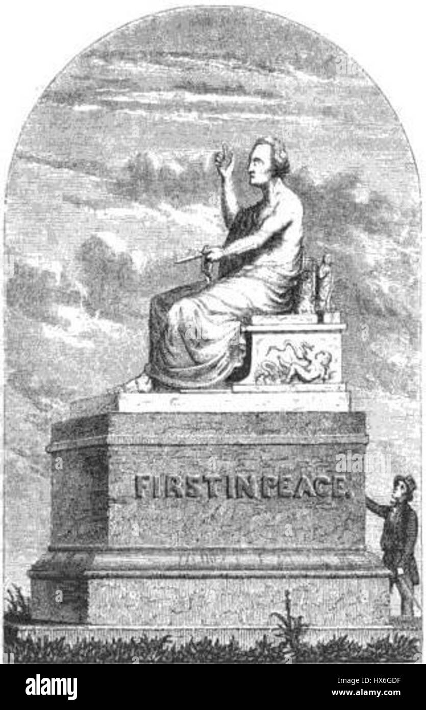 'Washington,' a statue by artist Horatio Greenough, depicts George ...