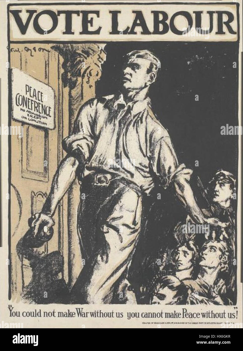 Will Dyson Vote Labour 1918 Stock Photo - Alamy