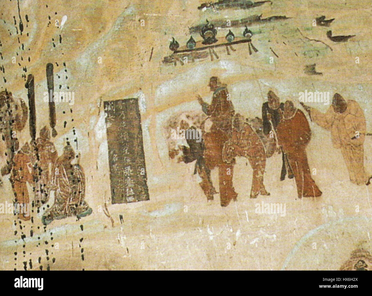 'Zhang Qian Travels' depicts the journey of Zhang Qian, a Chinese ...