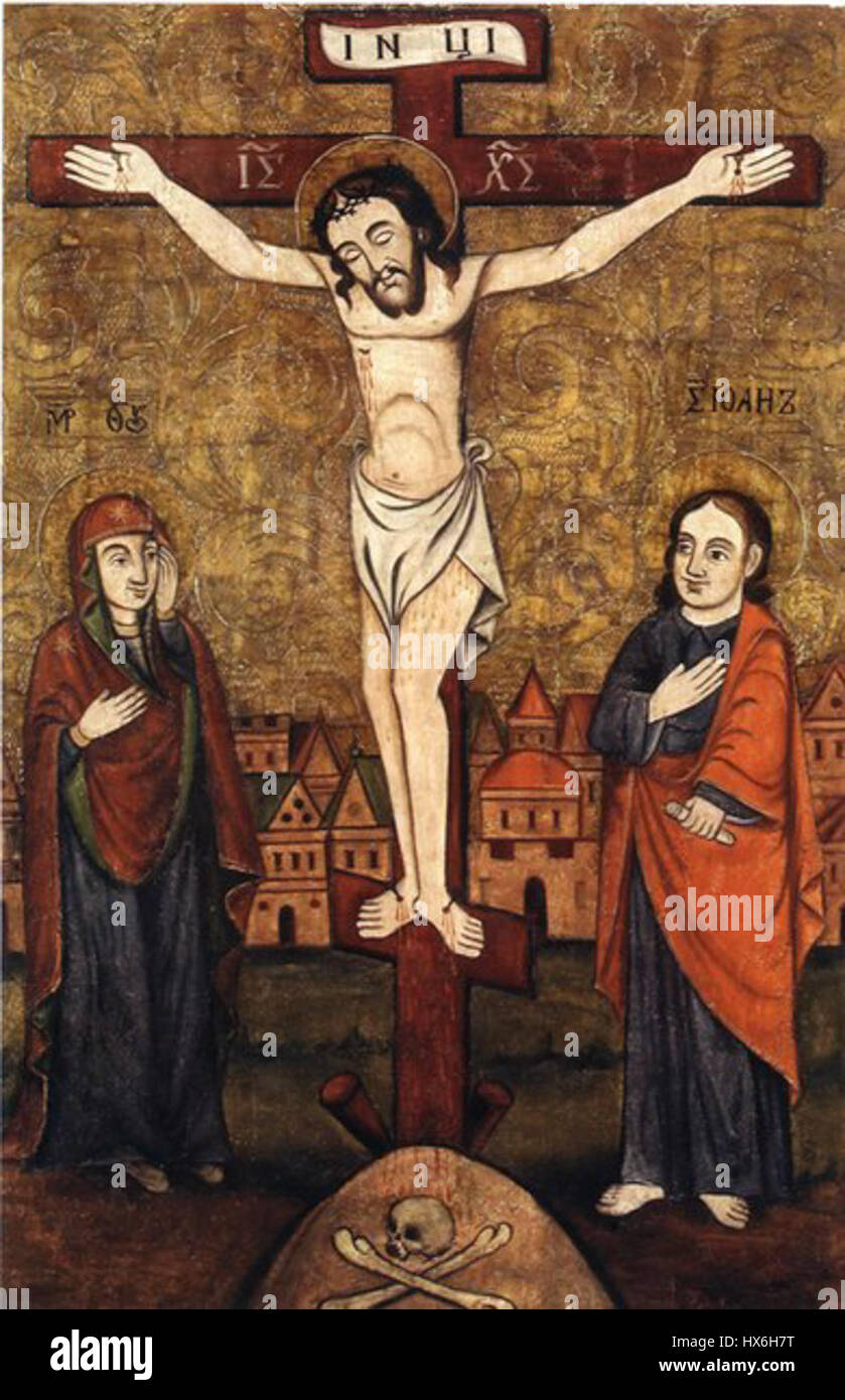 This 1545 Russian icon, titled 'The Resurrection of Christ ...