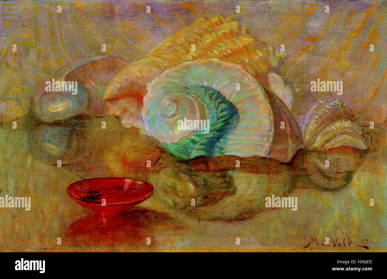 Shell still life painting hi-res stock photography and images - Alamy