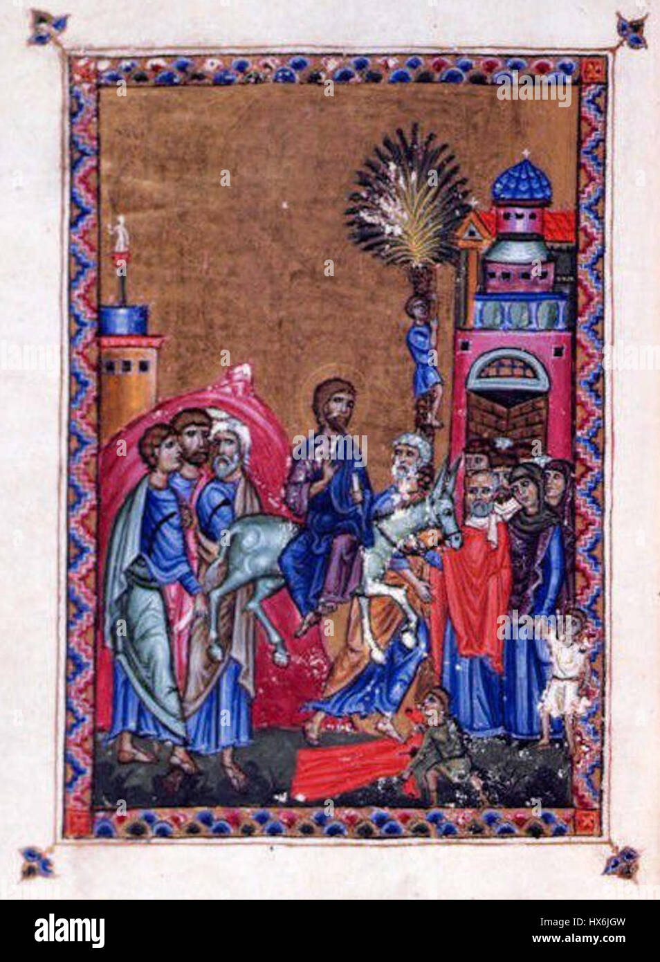 The Melisende Psalter, a 12th-century illuminated manuscript, contains ...