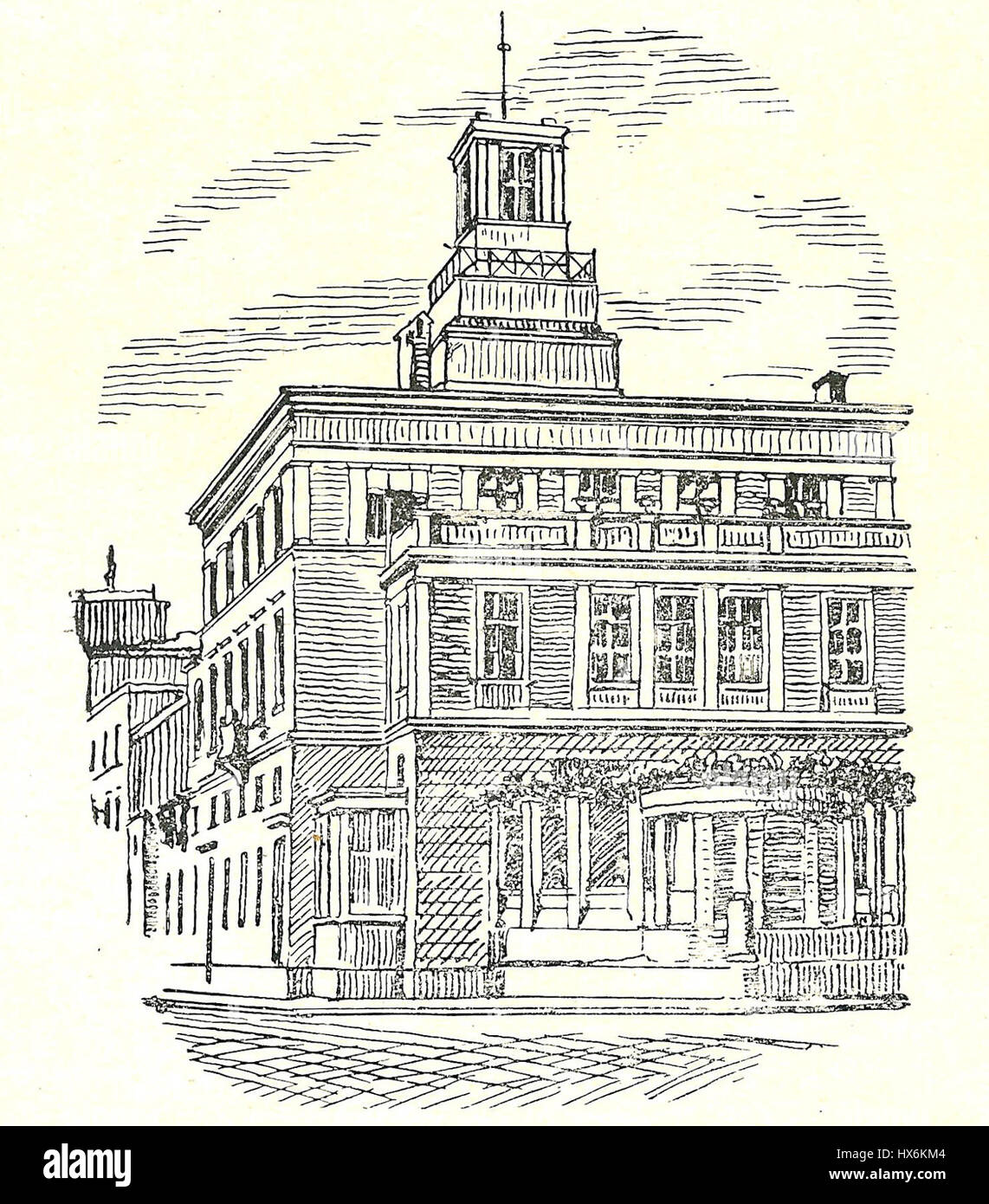 The München Suevia Haus is a notable architectural landmark in Munich ...