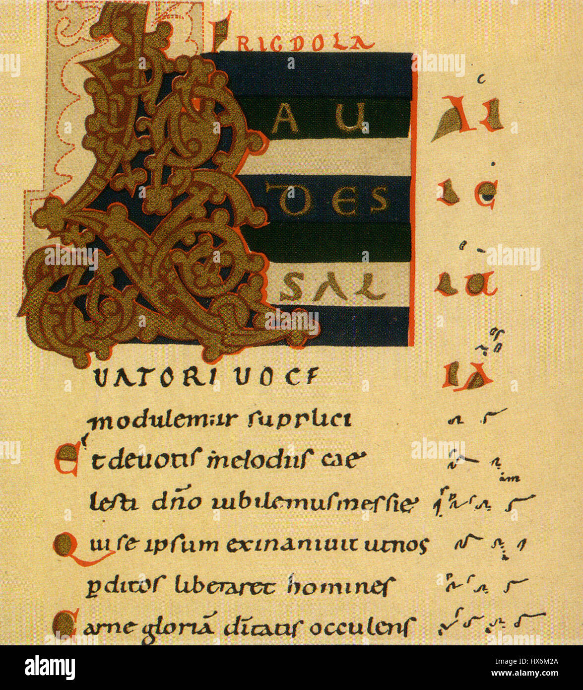 Neumes hi-res stock photography and images - Alamy