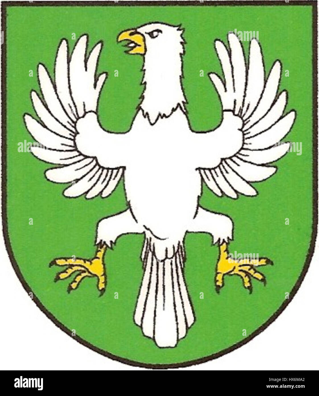 The 'Orlov Wappen' is the heraldic coat of arms of the Orlov family, a ...