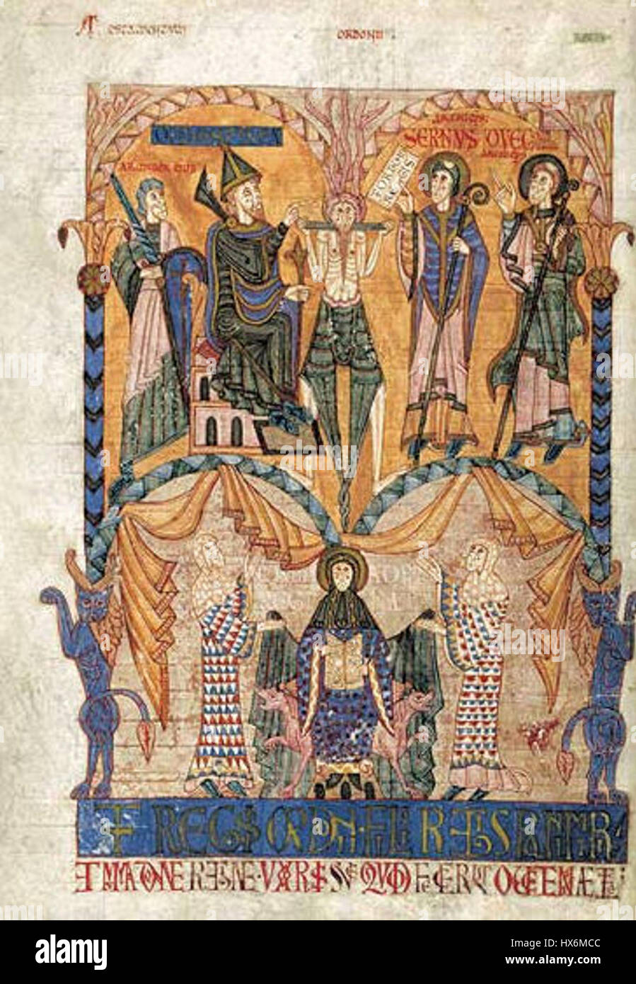 A historical and cultural depiction of Ordono, a significant figure in ...