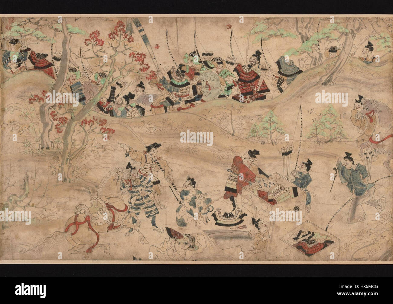 The 'Obusuma Saburo Emaki' is a Japanese illustrated scroll, telling ...