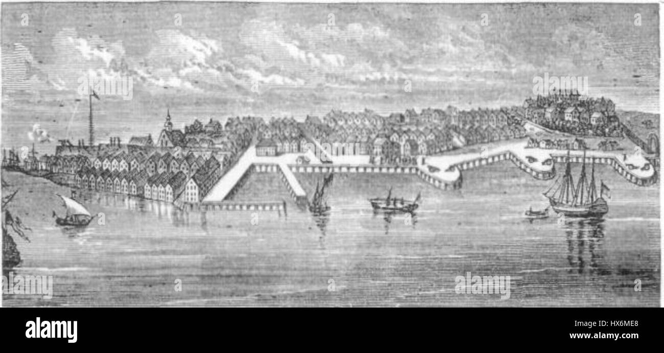'New York 1700' is a historical representation of the city during the ...