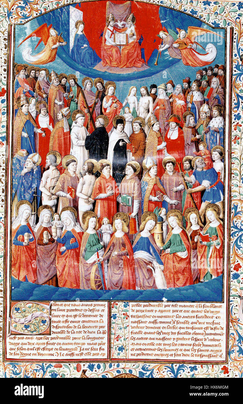 This painting represents the vision of Paradise from Saint Augustine’s ...