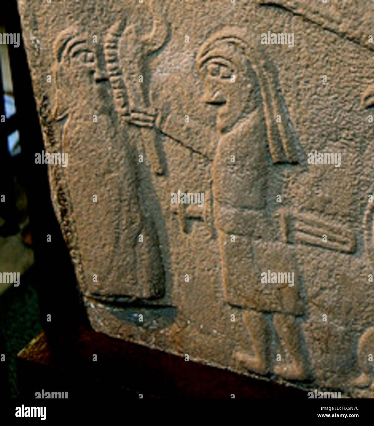 The Pictish stone is a carved monolithic structure from the early ...