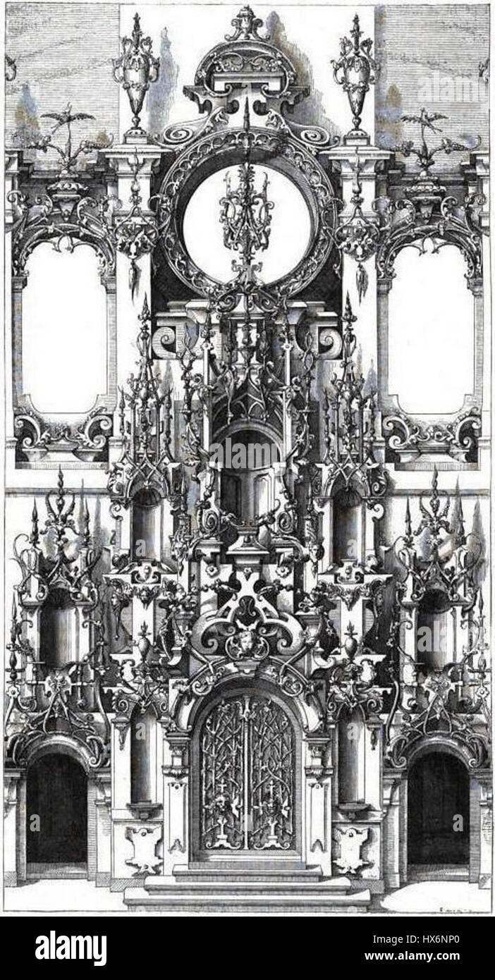 The Portail composite is a design for a monumental gateway, as ...