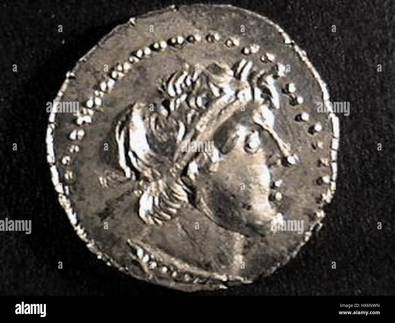 Ptolemy VIII silver didrachma lC3ADc Stock Photo - Alamy