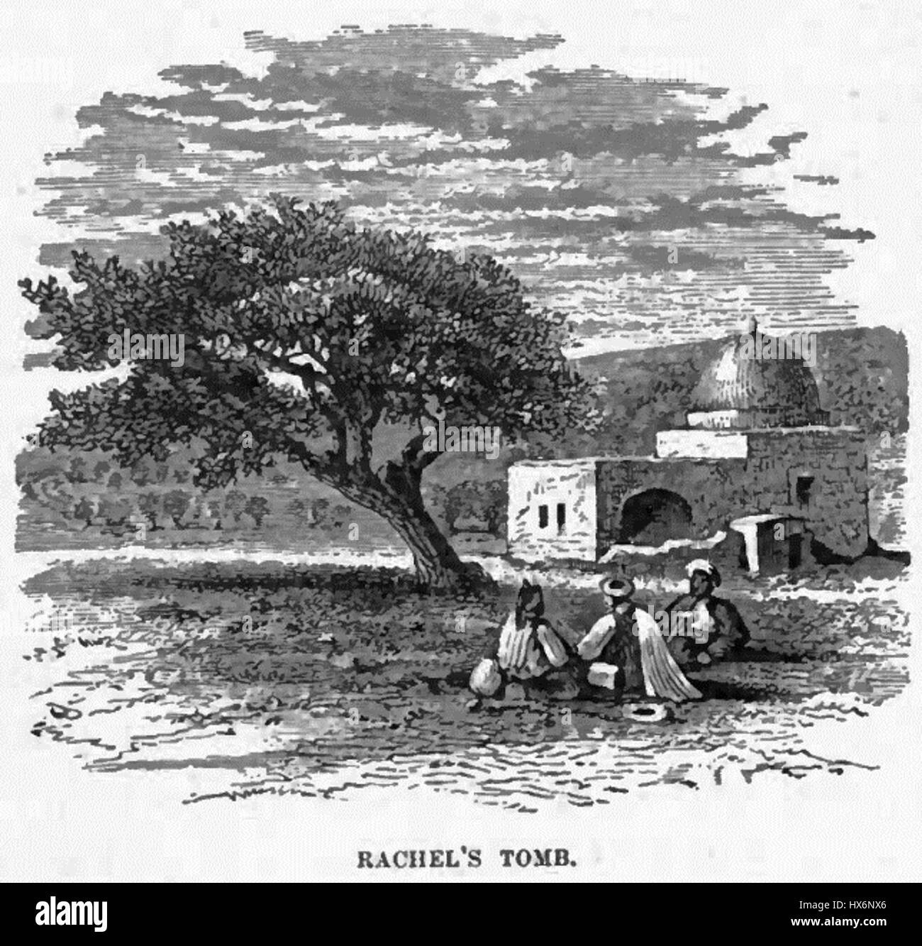 The painting 'Rachel's Tomb' from 1887 depicts the sacred site of ...