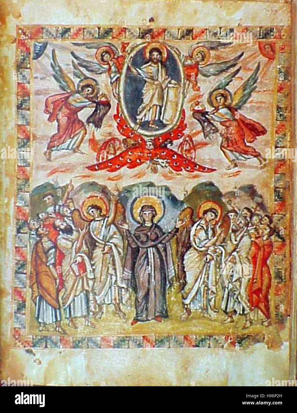 The Rabula Gospels is a 6th-century illuminated manuscript from Syria ...