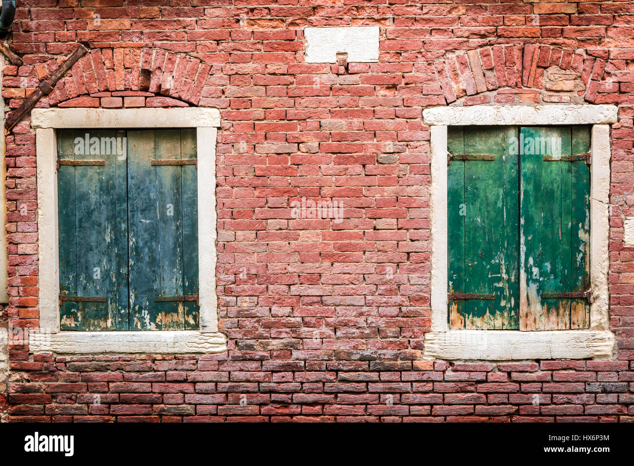 Ancient window in a house in Venice Stock Photo - Alamy