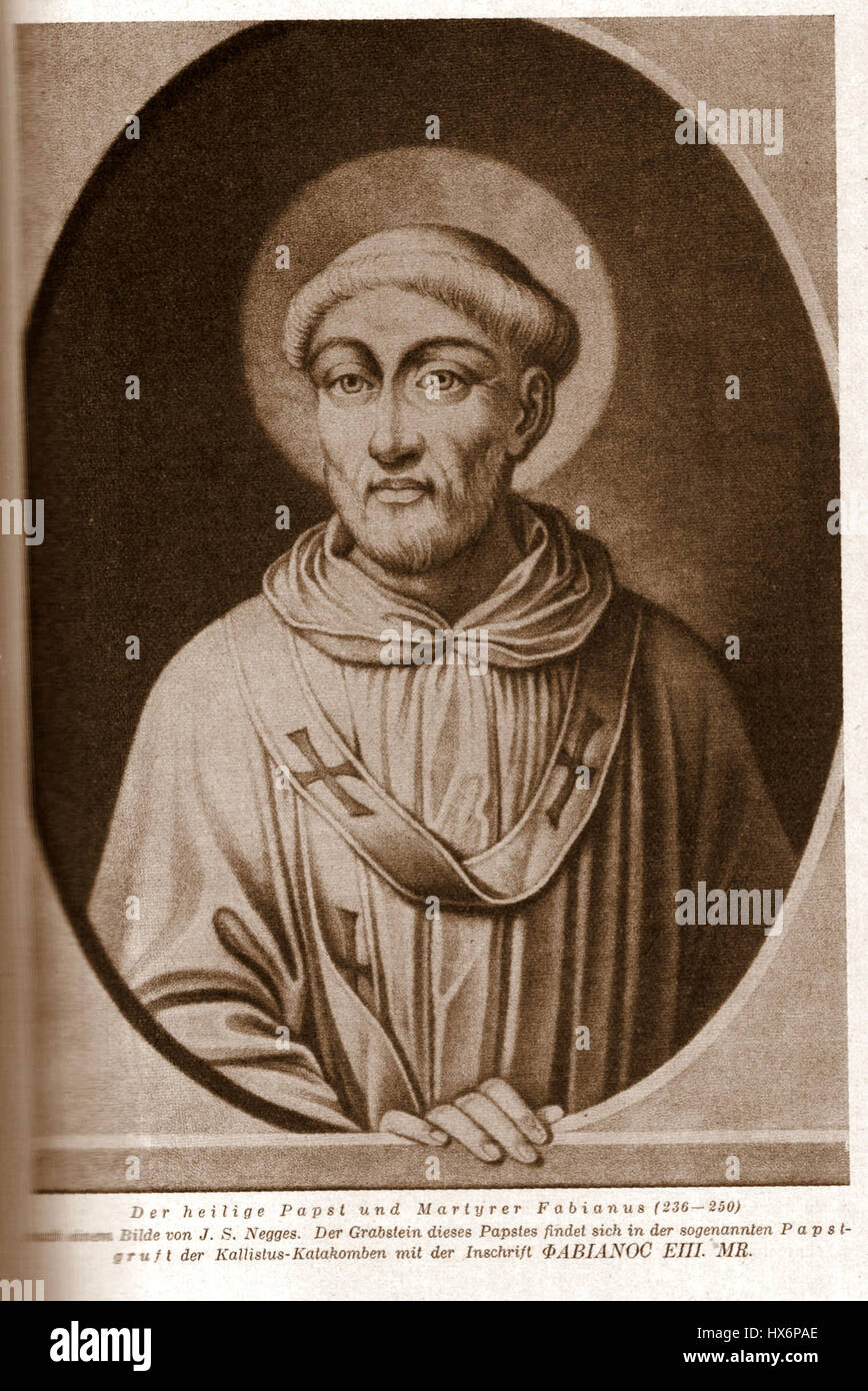 Pope Fabian was a 3rd-century pope known for his role in strengthening ...
