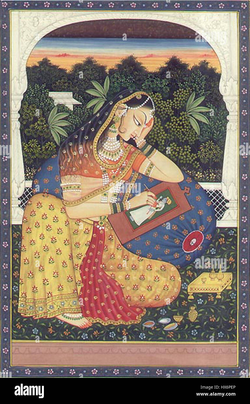 Krishna and his consort hi-res stock photography and images - Alamy