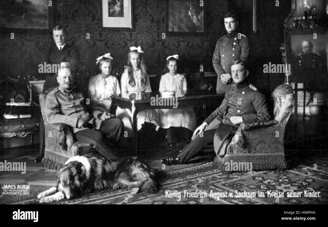 ‘S.M. Friedrich August III. von Sachsen 96’ refers to a portrait of ...