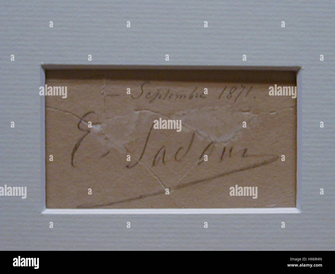 French artist signature hi-res stock photography and images - Alamy