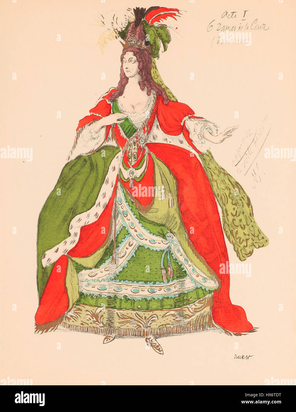 Leon Bakst's 'Sleeping Beauty' costume design captures the fantastical ...
