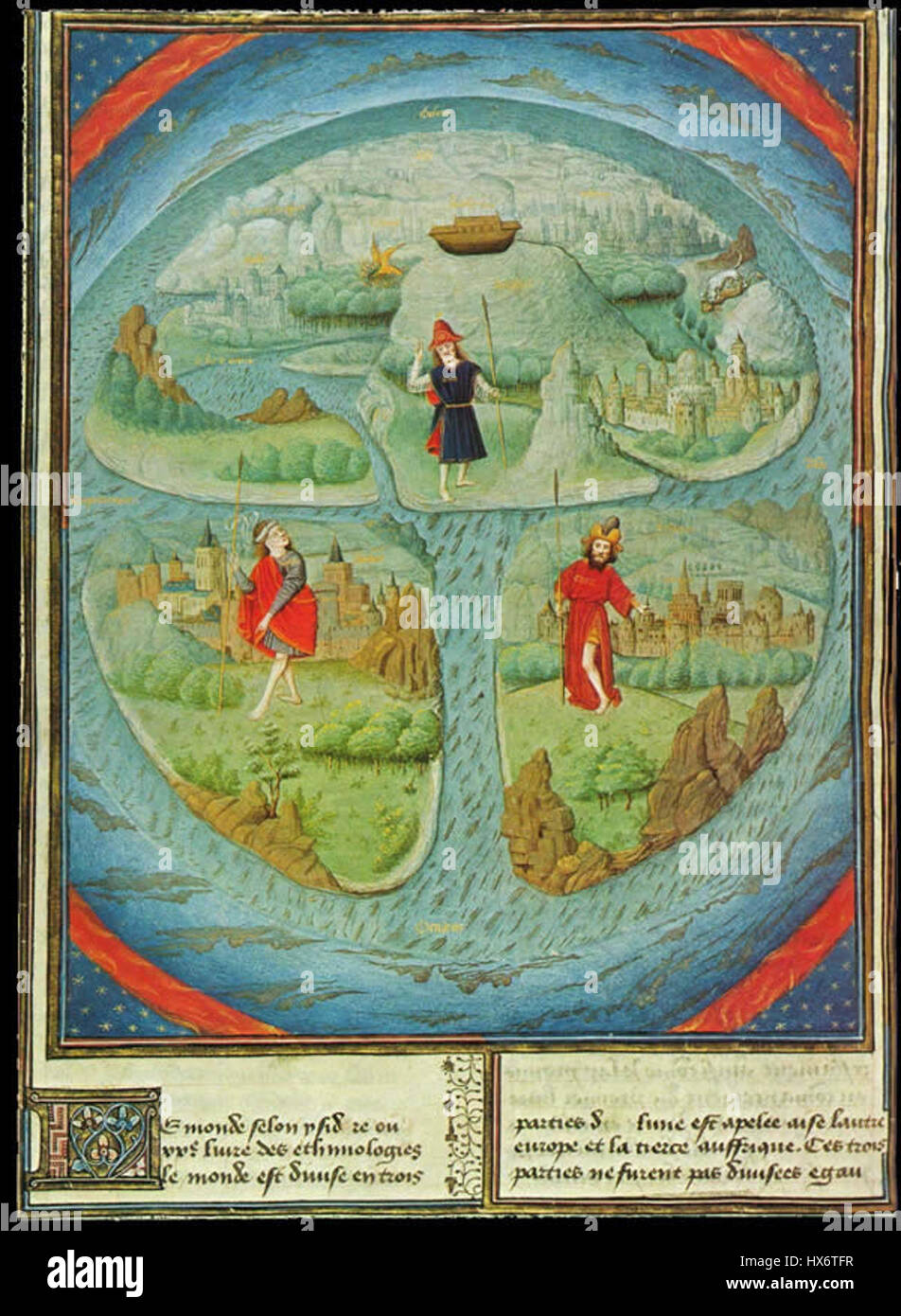 Medieval world map hi-res stock photography and images - Alamy