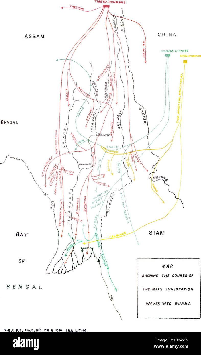 Burma myanmar map hi-res stock photography and images - Alamy